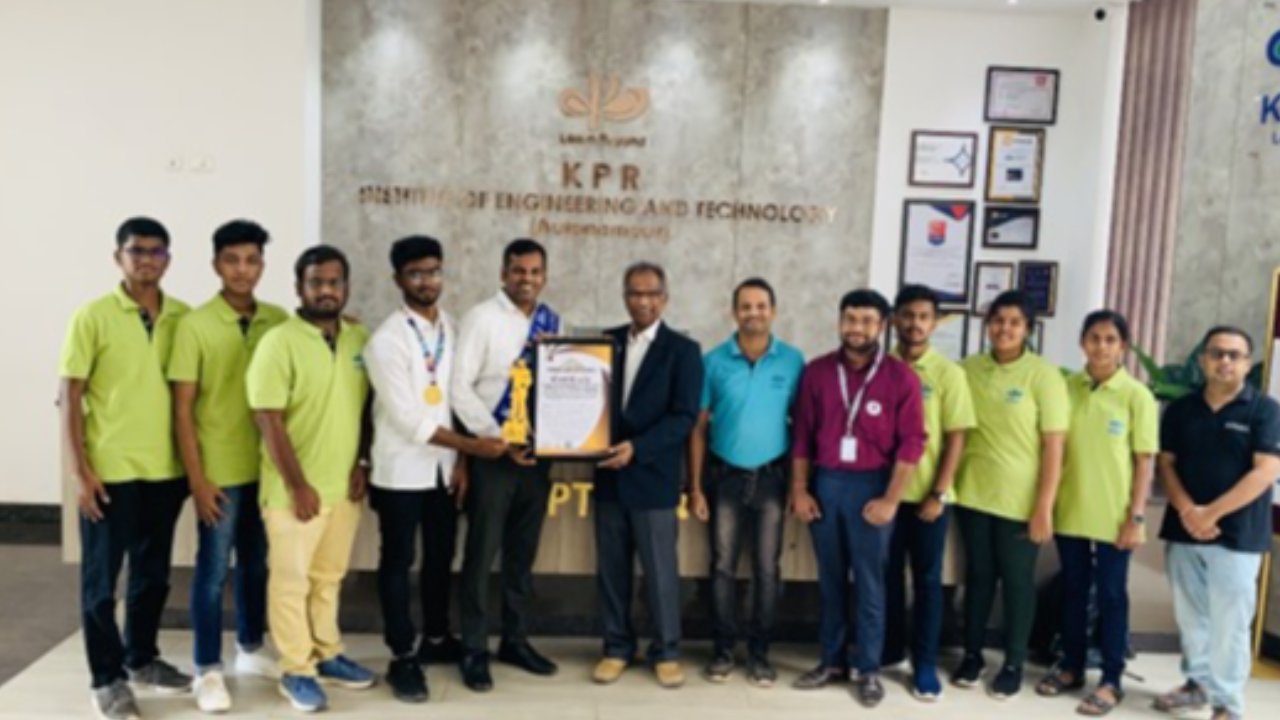 Achievements, KPR Institute Engineering and Technology, Autonomous Engineering Institution ...