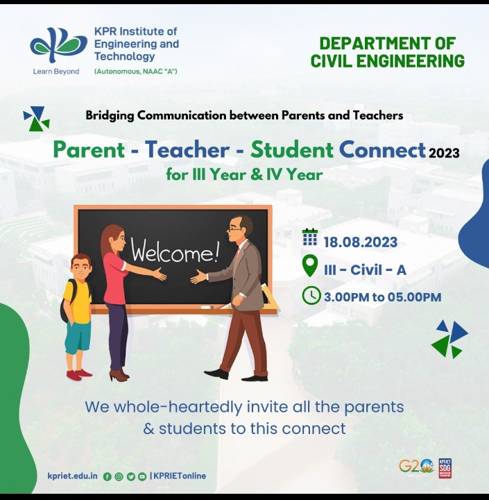 PARENT - TEACHER - STUDENT CONNECT 2023, KPR Institute Engineering and ... PARENT - TEACHER - STUDENT CONNECT 2023, KPR Institute Engineering and ...